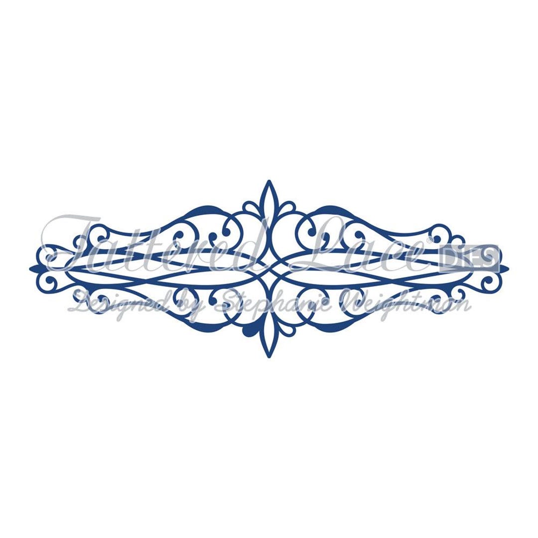 Tattered Lace Die Derwent Border - Etsy