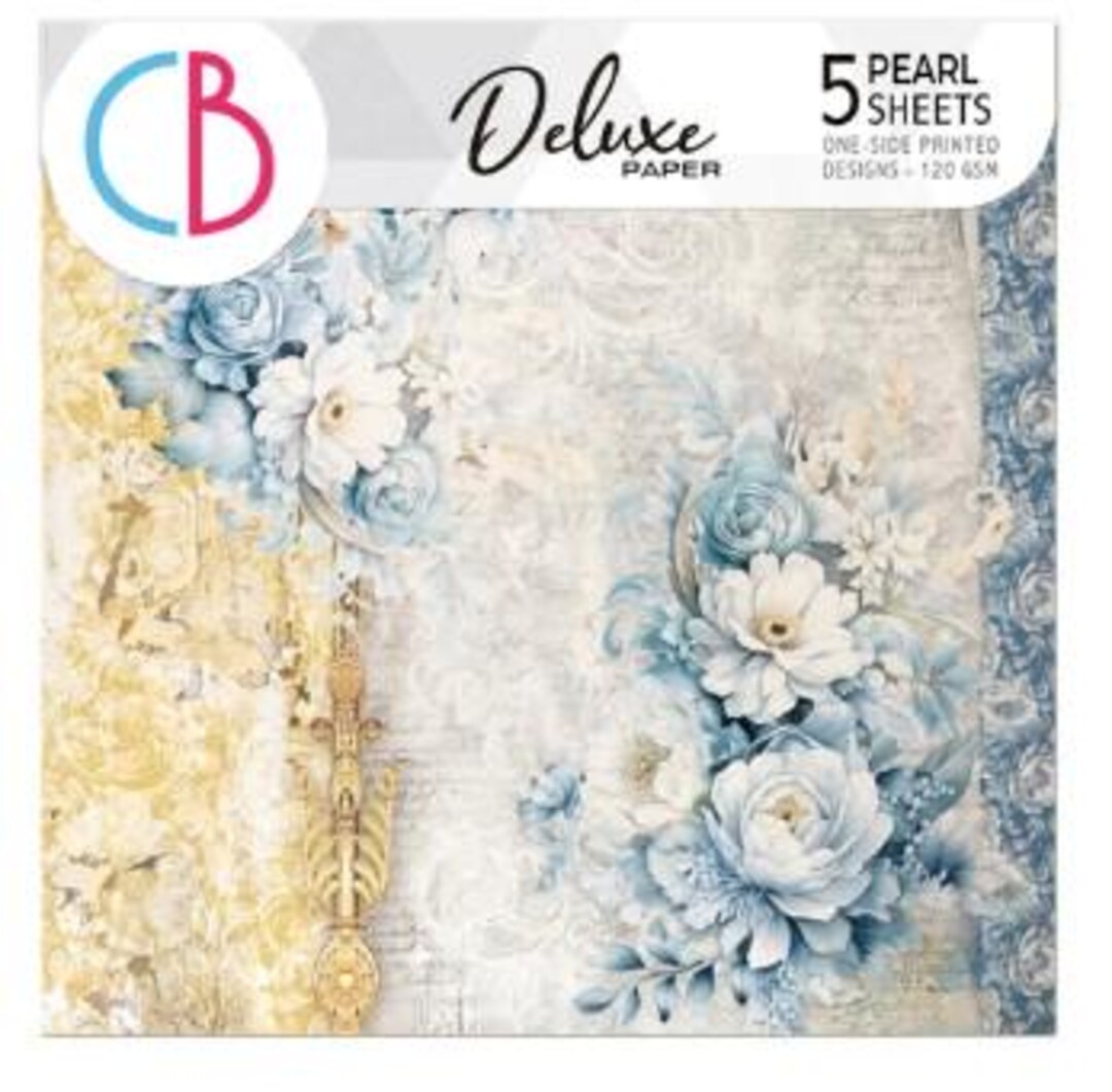 Ciao Bella Deluxe Paper 6x6 Pearl Papers 5 /pkg - Midnight Spell - Etsy