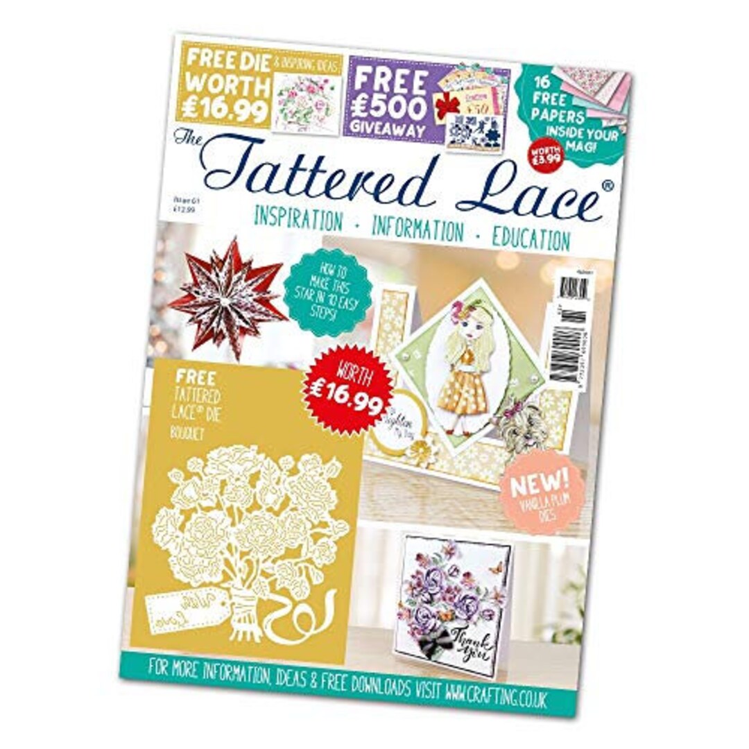 Tattered Lace Magazine Issue 61: Bouquet Die, Cardmaking Projects - Etsy