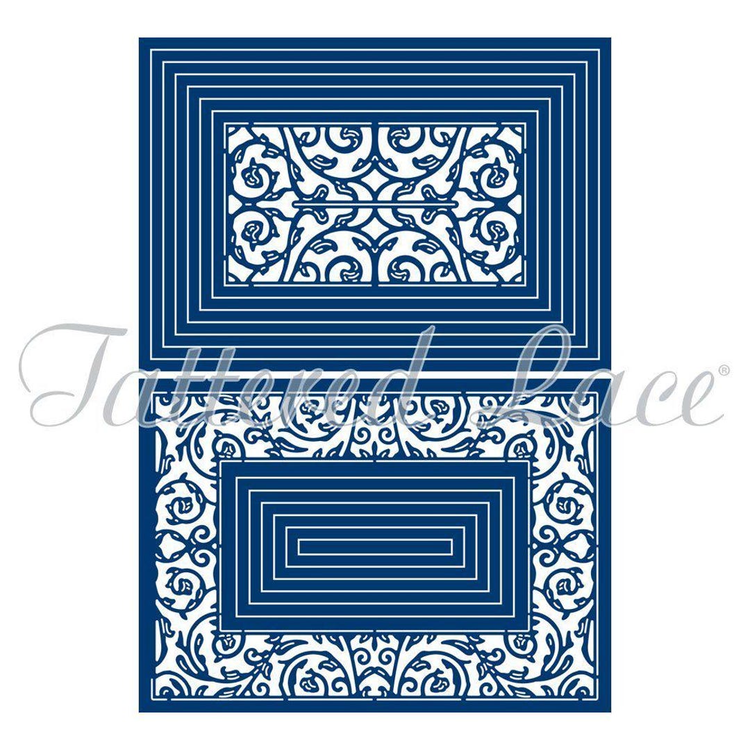 Tattered Lace Duchess Lace Rectangle Die Set 436354 Includes 15-dies - Etsy
