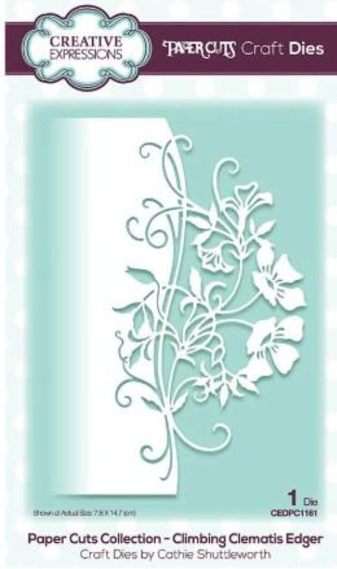 Creative Expressions- Paper Cuts Collection- Climbing Clematis Edger ...