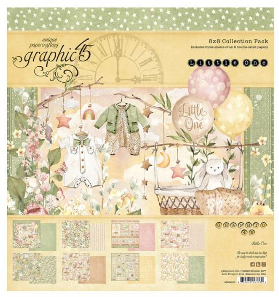 Graphic 45 12X12 Papercrafting Paper Little One - Etsy