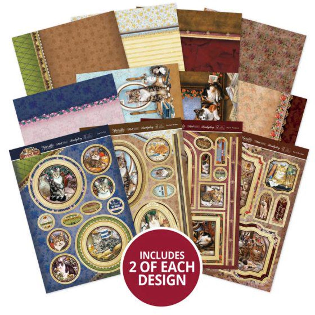 Hunkydory Crafts- Purr-fect Luxury Collection With 8 Topper Sets Card ...