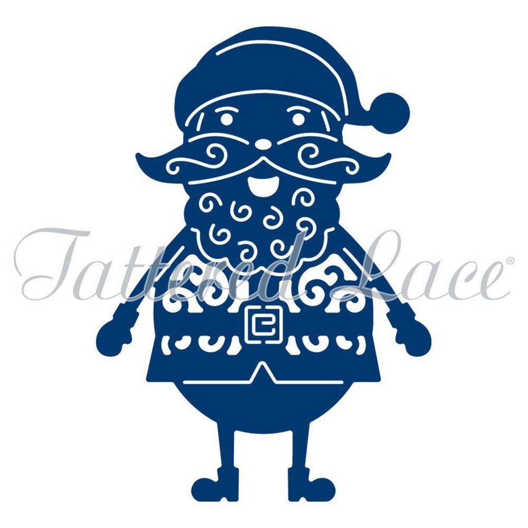 Tattered Lace Jolly Santa D949 by Stephanie Weightman - Etsy