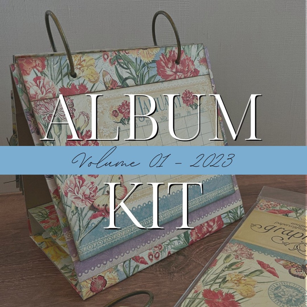 Graphic 45 Flower Market Easel Calendar Kit - Etsy