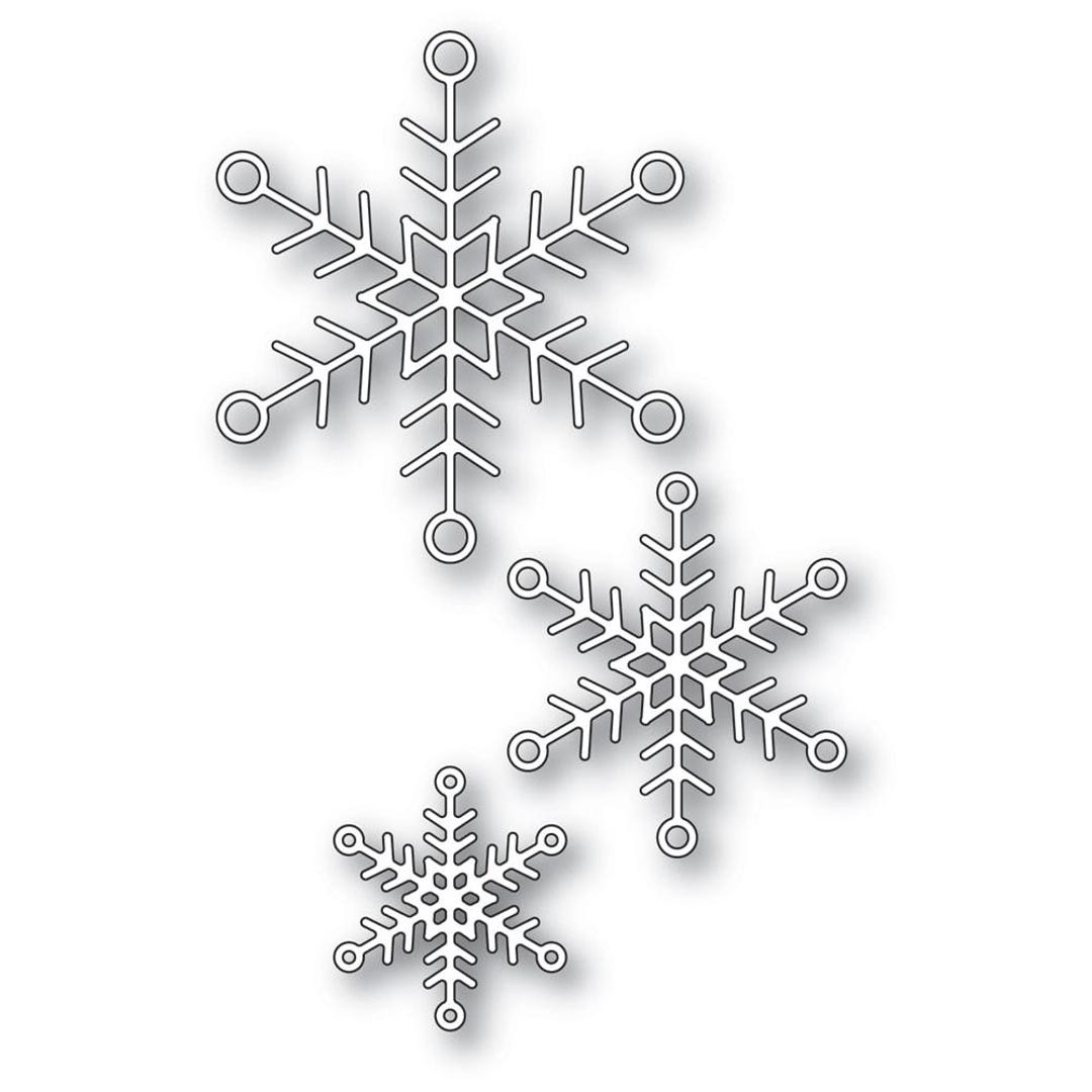 Memory Box 100% Steel Jolly Snowflake Trio Cutting Die 94284 - Etsy