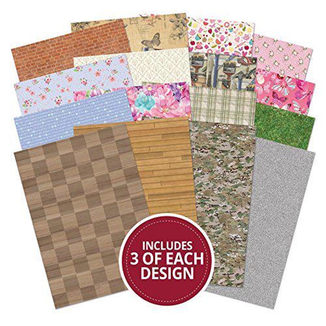 Hunkydory Adorable Scorable Patterns & Textures Collection A4 Sheets ...