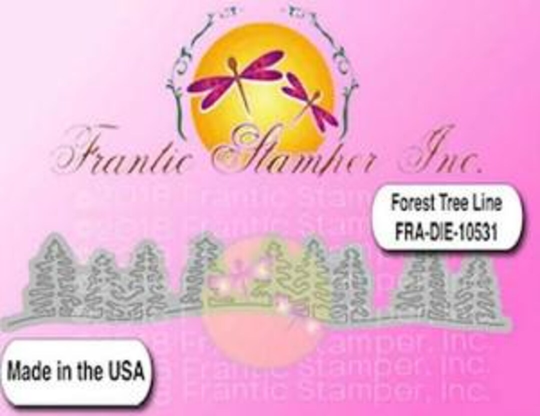 Frantic Stamper Cutting Die- Forest Tree Line - Etsy