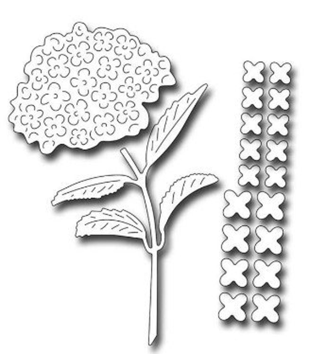 Frantic Stamper Cutting Die Beautiful Hydrangea - Etsy