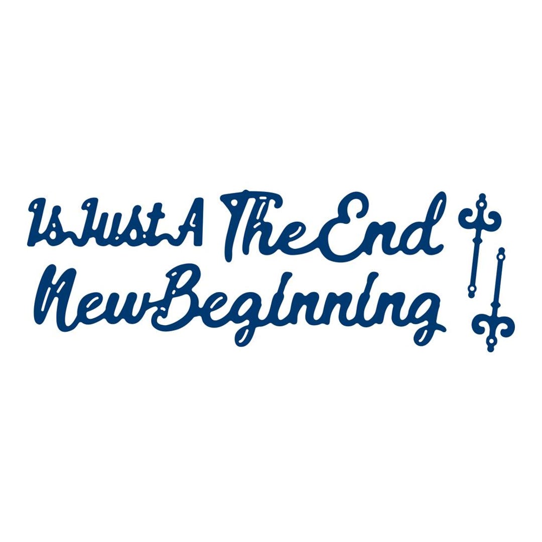 Tattered Lace Die- the End is Just A New Beginning - Etsy