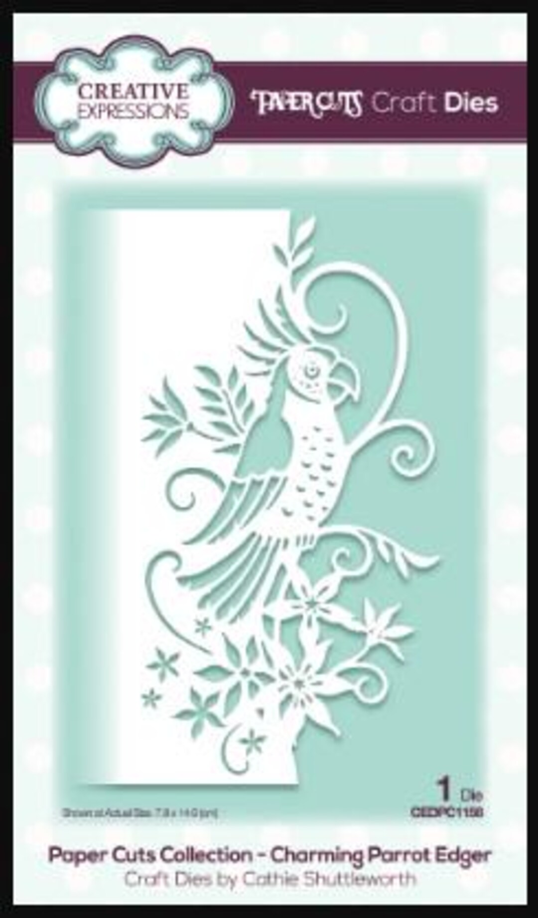 Creative Expressions Paper Cuts Collection - Charming Parrot Edger Die ...