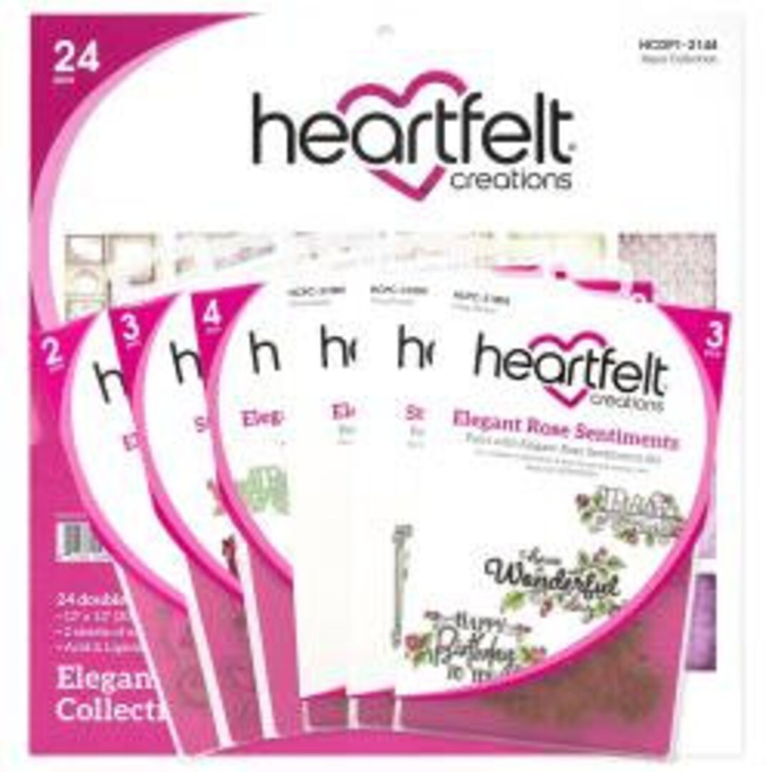 Bundle Heartfelt Creations Elegant Rose Frames Collection - Etsy