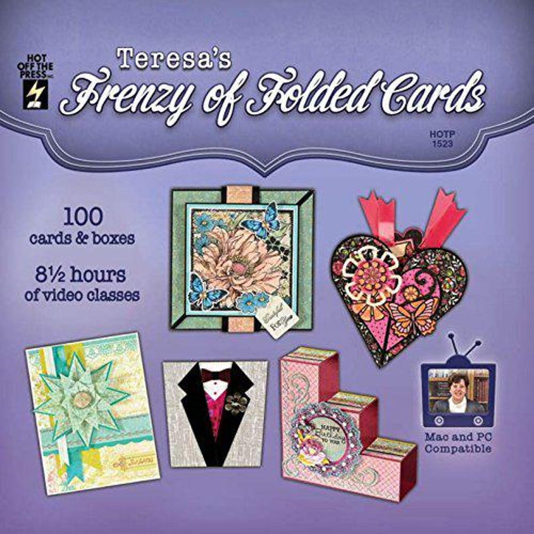 HOTP Teresa's Frenzy of Folded Cards HOTP1523 - Etsy