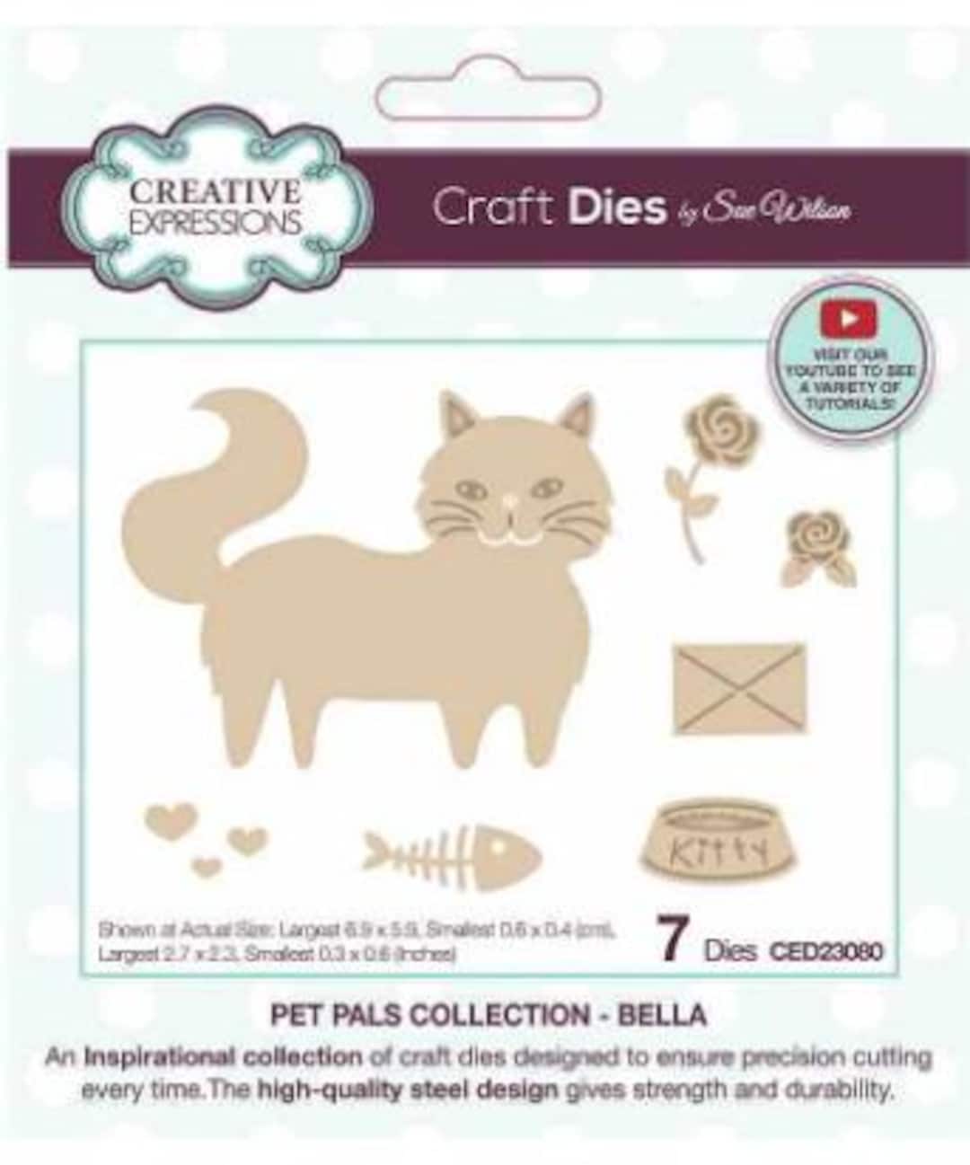 Creative Expressions- Sue Wilson- Pet Pals Collection- Bella Craft Die ...