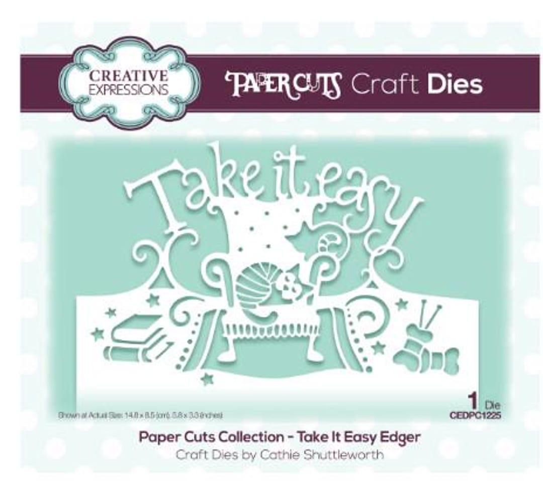 Creative Expressions- Paper Cuts Collection- Take It Easy Edger Craft ...