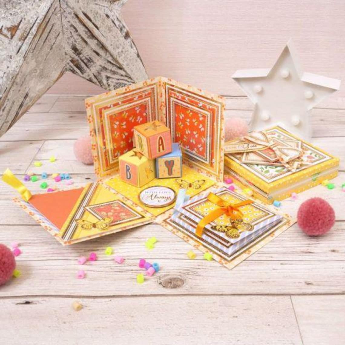 Hunkydory Crafts- Exploding Boxes Project Kit- Butterfly Box - Etsy