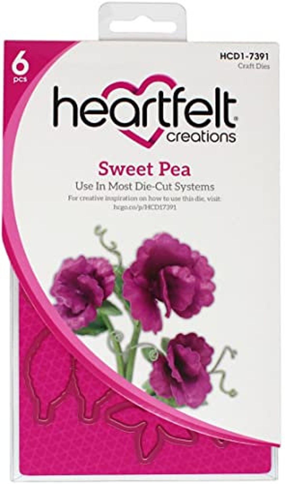 Heartfelt Creations Sweet Pea Cut & Emboss Dies - Etsy