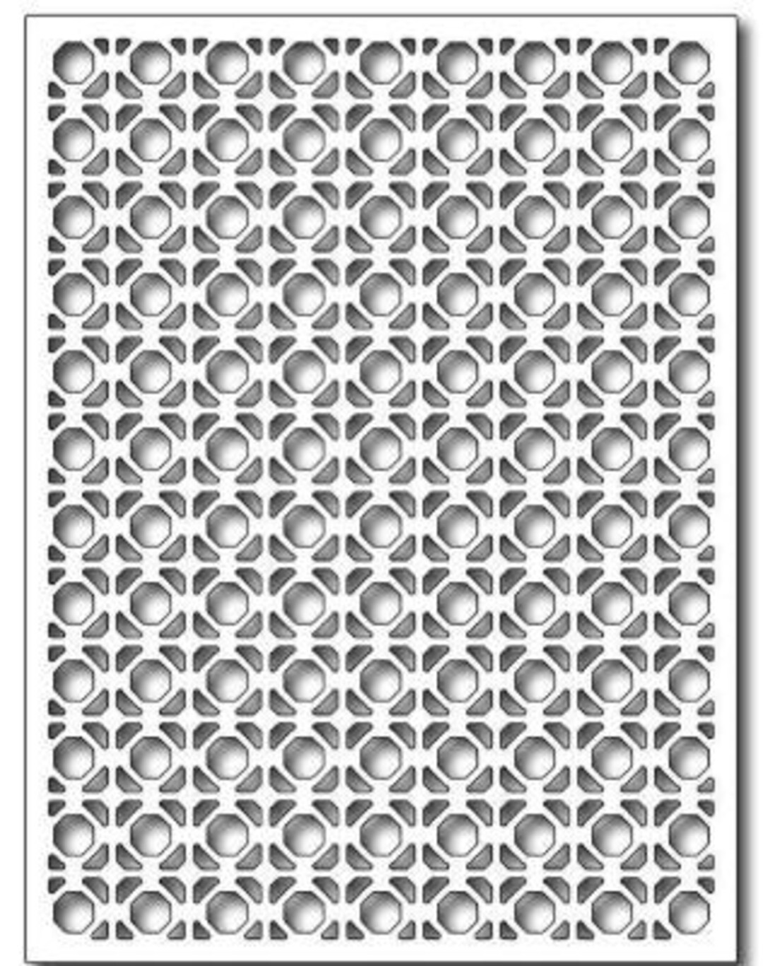 Frantic Stamper Cutting Dies Great Grate Card Panel - Etsy