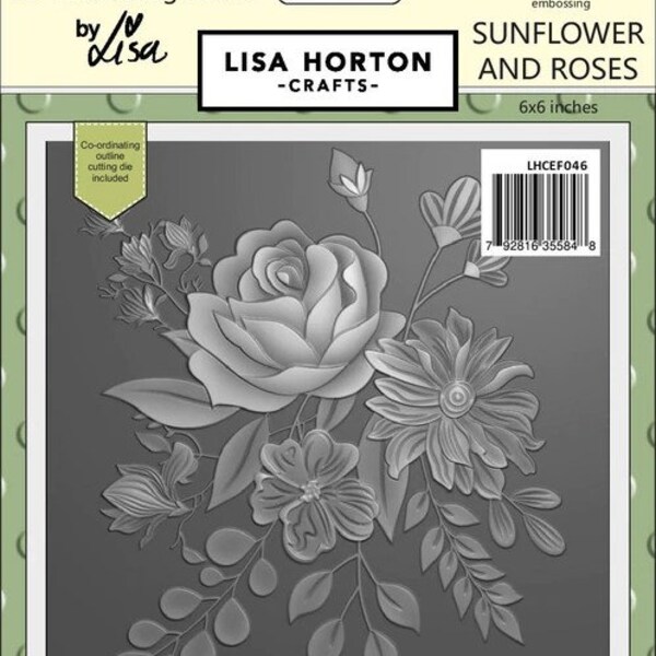 Sunflower Embossing Folder - Etsy