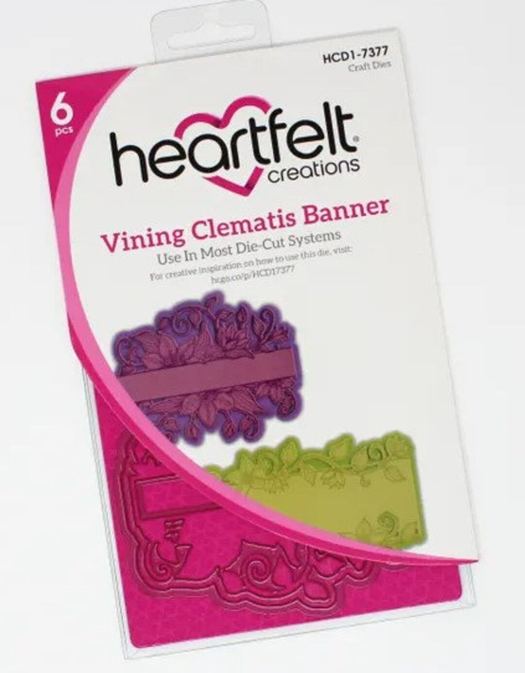 Heartfelt Creations Cut & Emboss Dies Vining Clematis Banner - Etsy