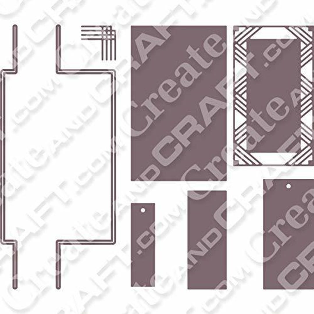 Tattered Lace Duo Dies Flip Swing Reveal Rectangle Die Set 456206 - Etsy