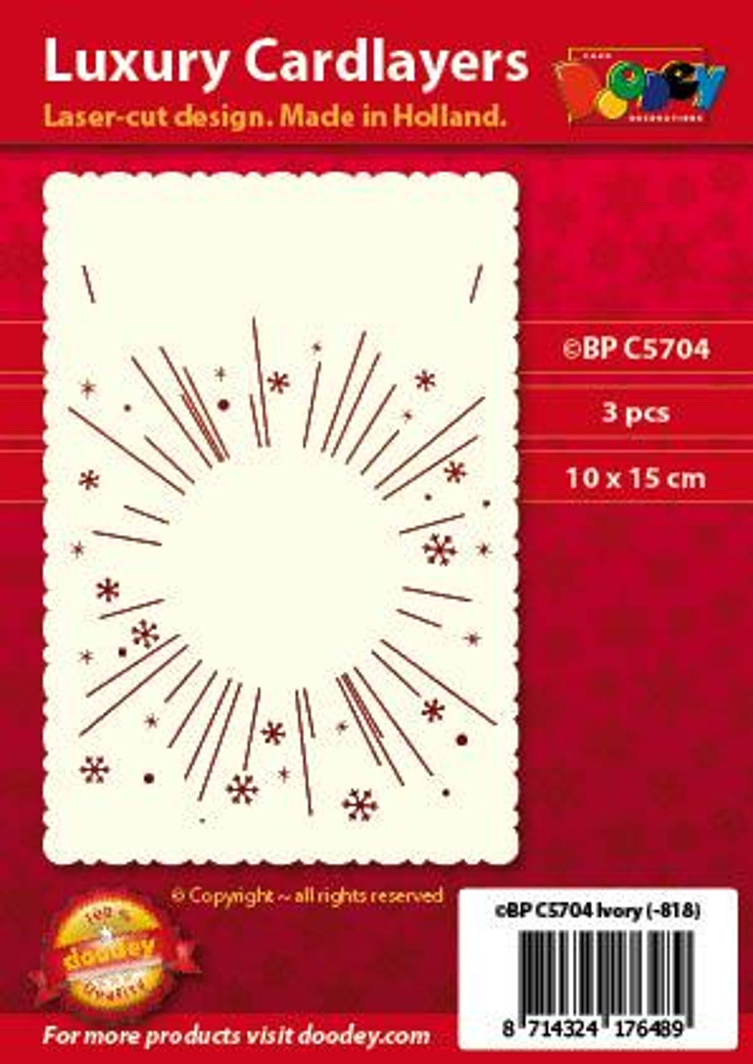 Luxury Cardlayers 3pc A6 Firework Ivory 10x15cm Laser-cut Card - Etsy