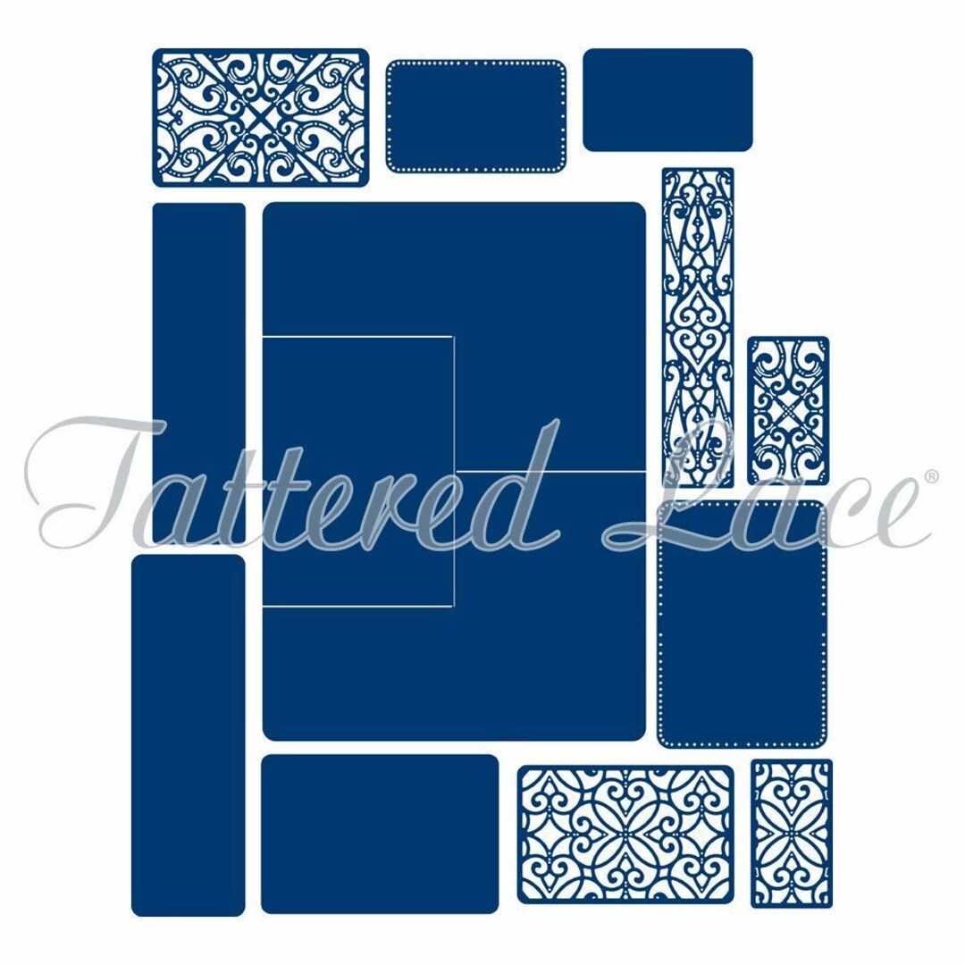 Tattered Lace Impossible Card Shape Die Set, 460261 - Etsy