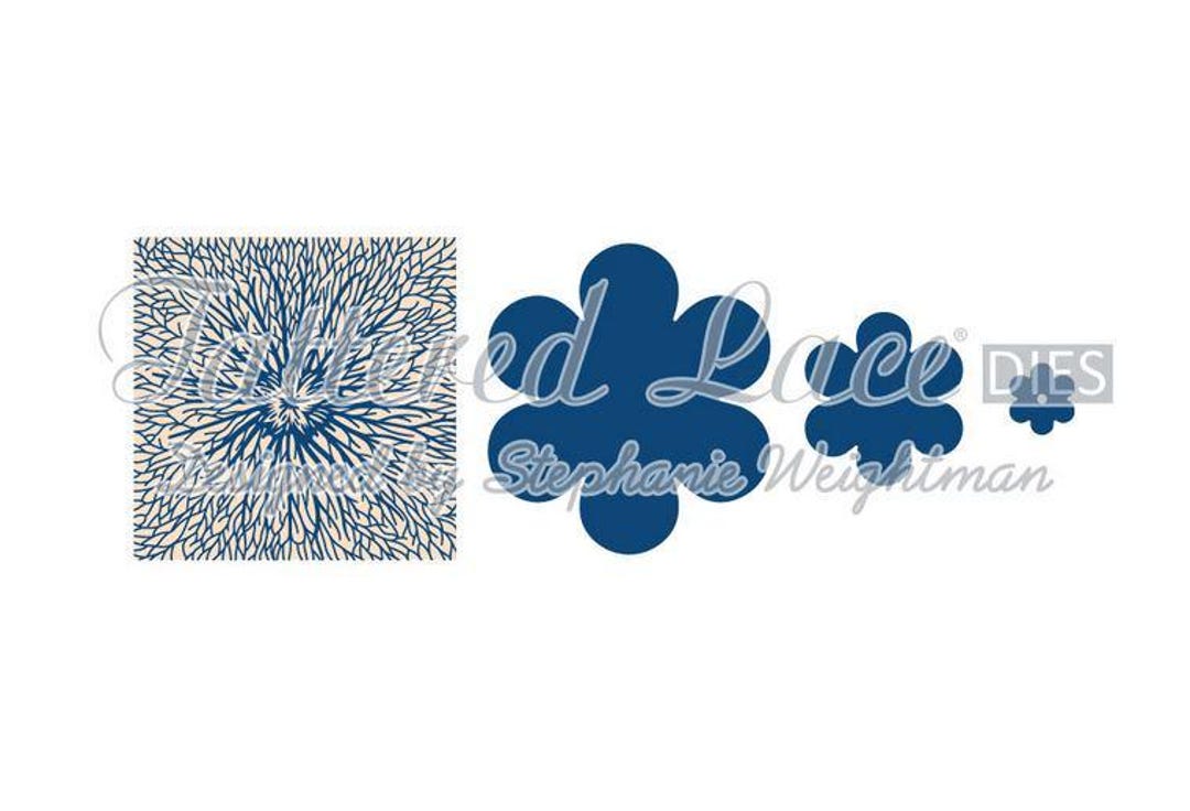 Tattered Lace Trio Die and Folder Set Set01 Rebecca Cut and Emboss - Etsy