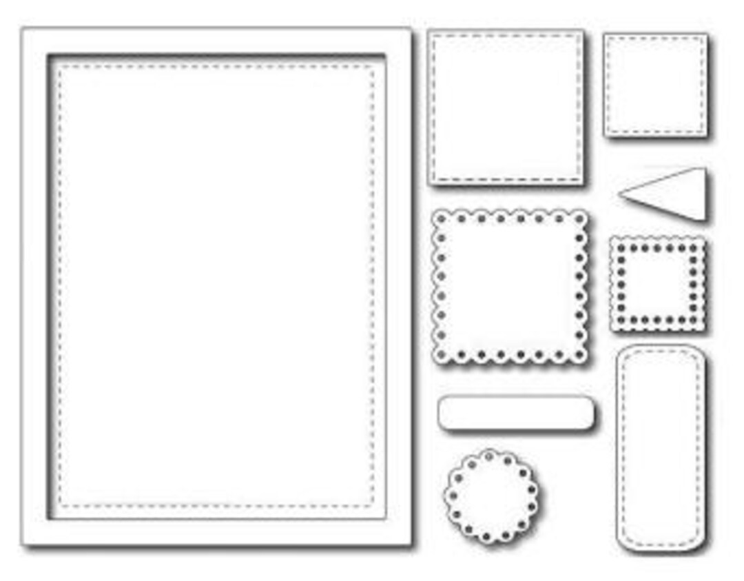 Frantic Stamper Cutting Dies- Elementals #1 (set of 9 Dies) - Etsy