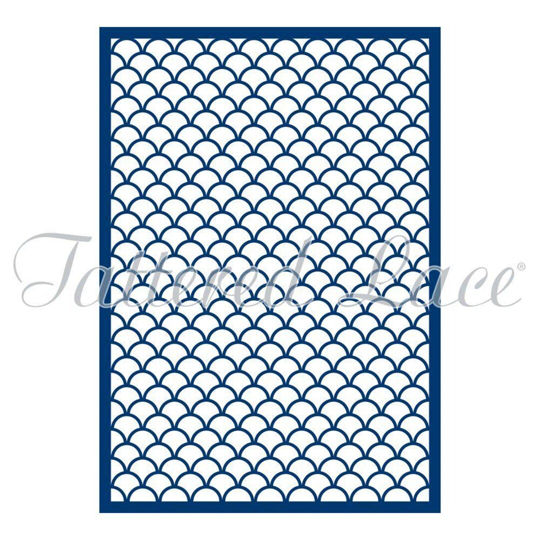 Tattered Lace Mini Clam Shell Panel Cutting Dies ETL226 - Etsy