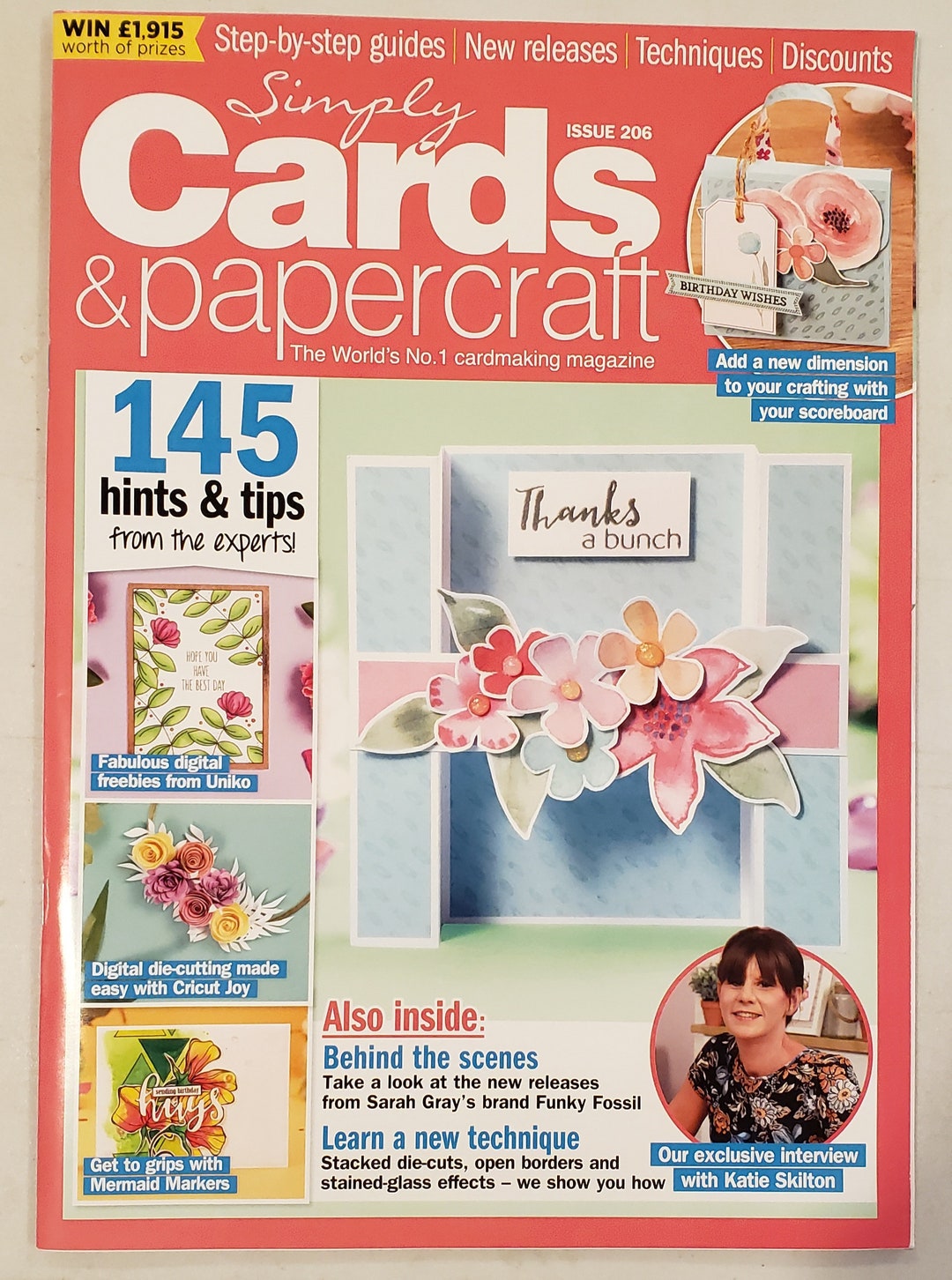 Simply Cards & Papercraft Magazine Issue 206 Ultimate Scoreboard Kit - Etsy