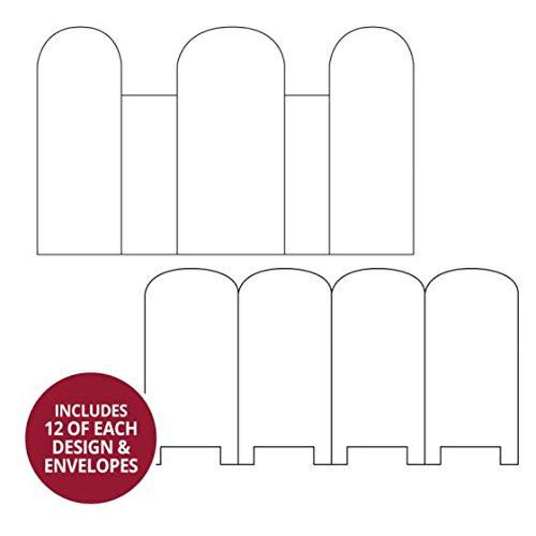 Hunkydory Crafts Eastern Wishes Screen Shaped Card Blanks- 24 Cards & Envelopes - Etsy