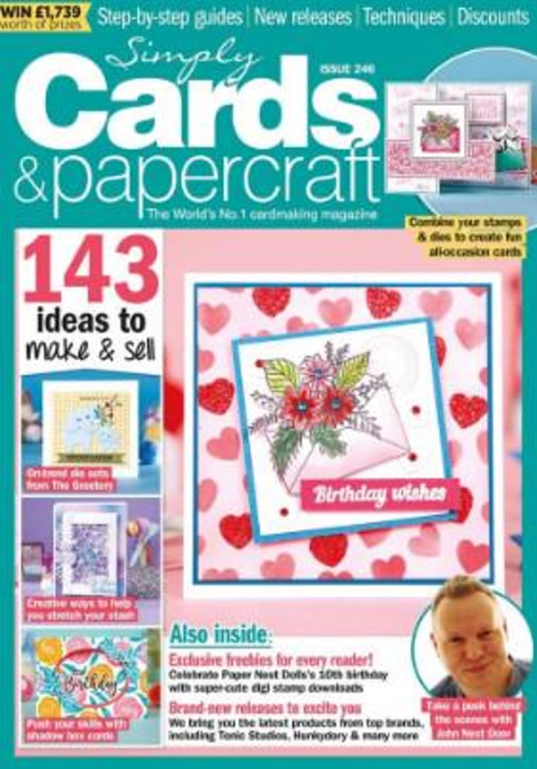 Simply Cards & Papercraft Magazine Issue 246 Sent With Love - Etsy