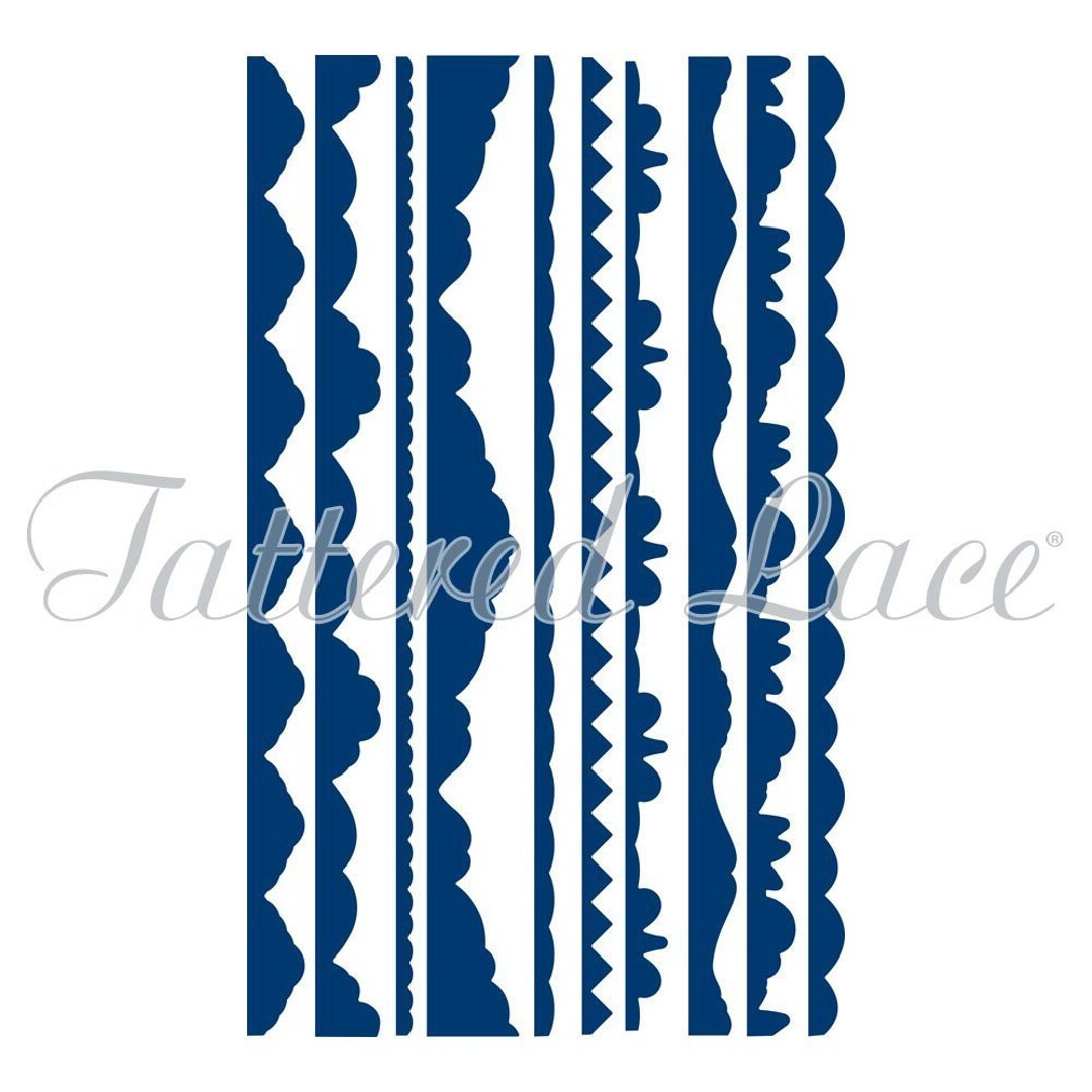 Tattered Lace Die Scallop Border Dies ETL094 - Etsy
