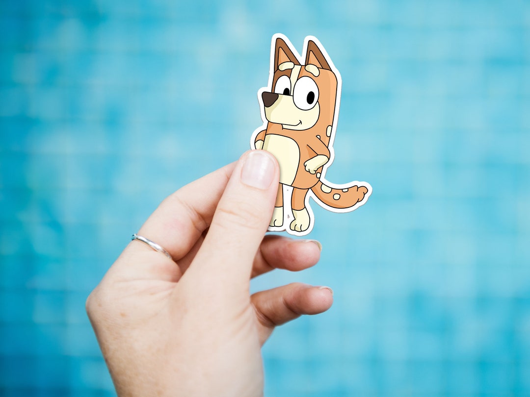 Bluey Waterproof Sticker Bluey Mom Stickers Bluey Friends Stickers ...