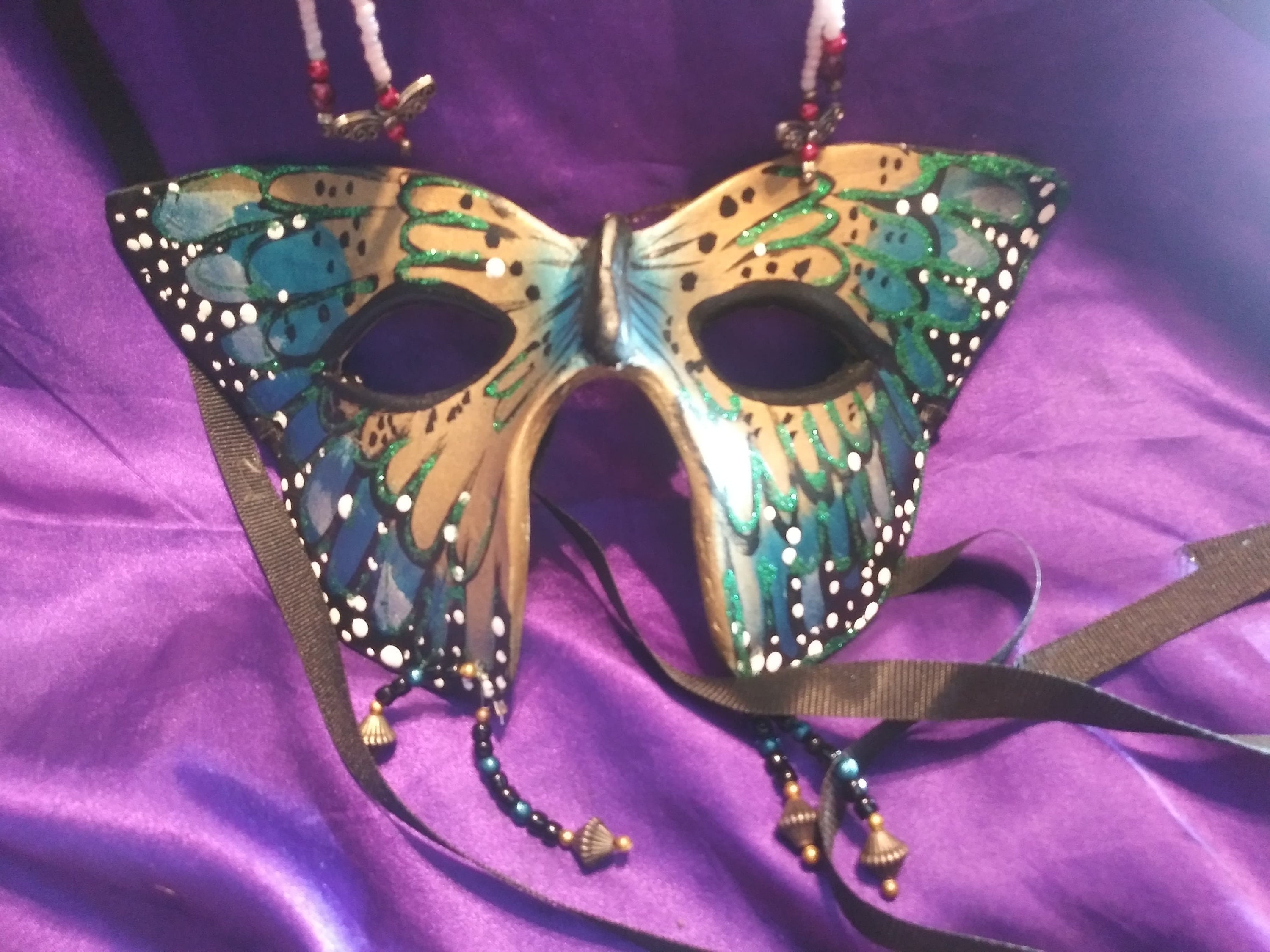 Paper Mache Butterfly Mask - Etsy