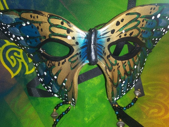 Paper Mache Butterfly Mask - Etsy