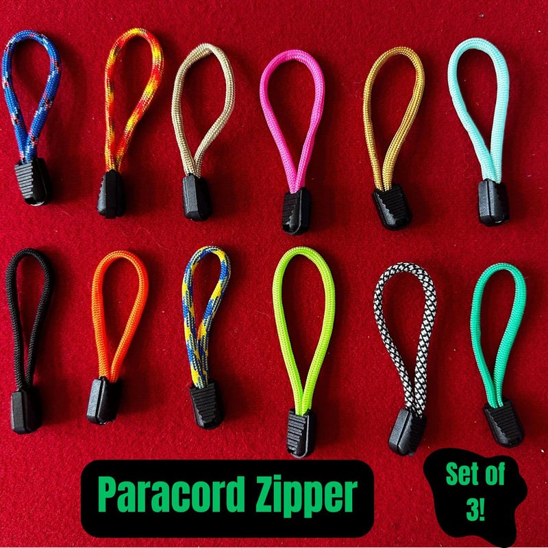 Paracord Zipper Pull - Etsy