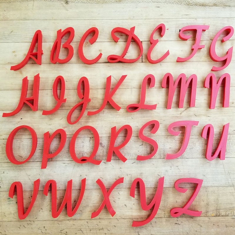 Fondant Letters - Etsy