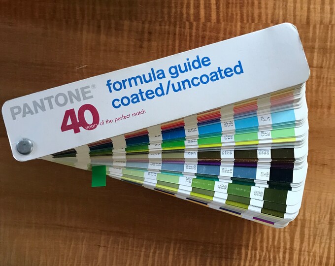 PANTONE Books - Formula Guide Coated/uncoated 40 Years of the Perfect ...