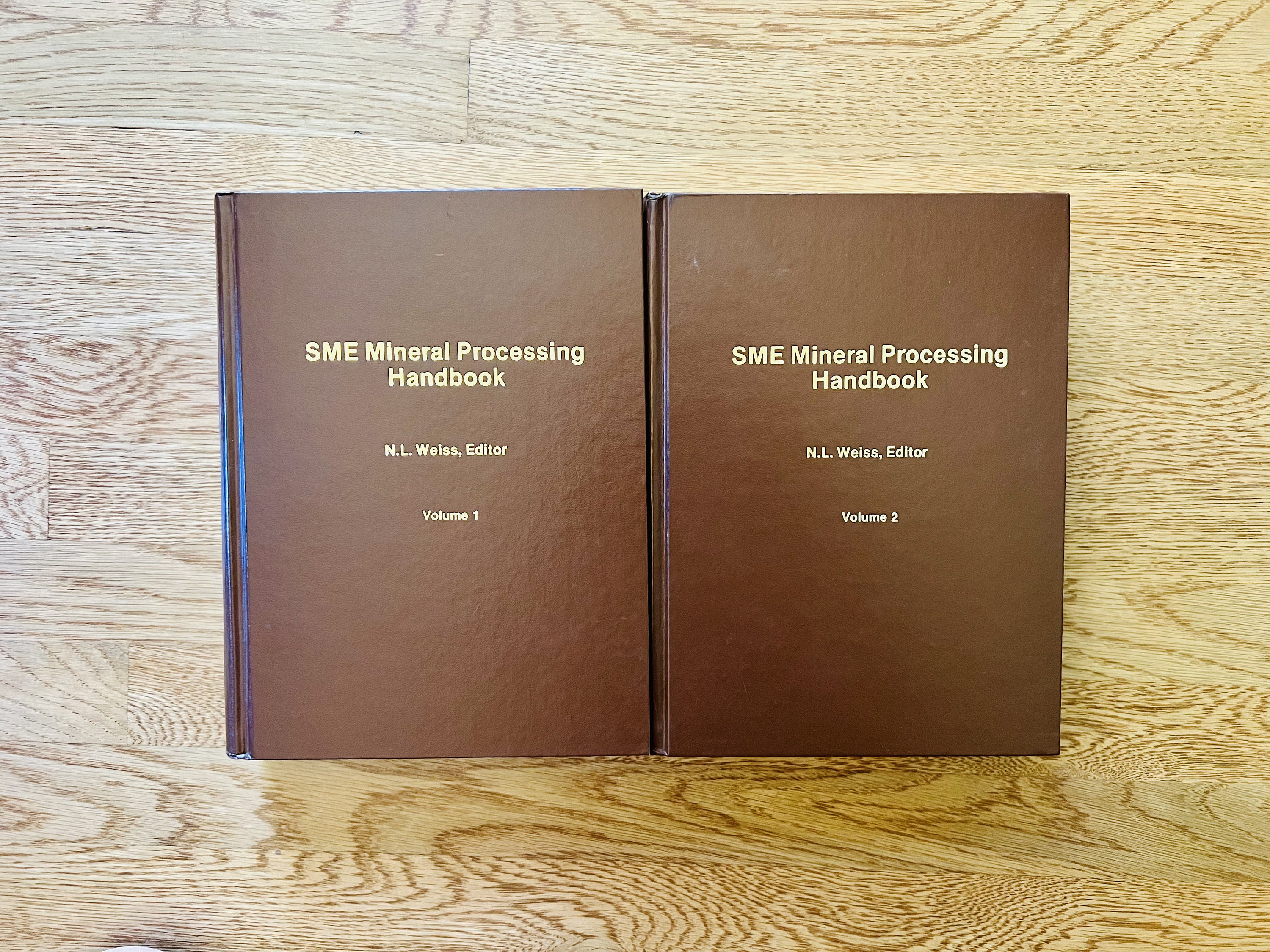 1985 SME Mineral Processing Handbook Volume 1 & 2, NL Weiss, Editor - Etsy