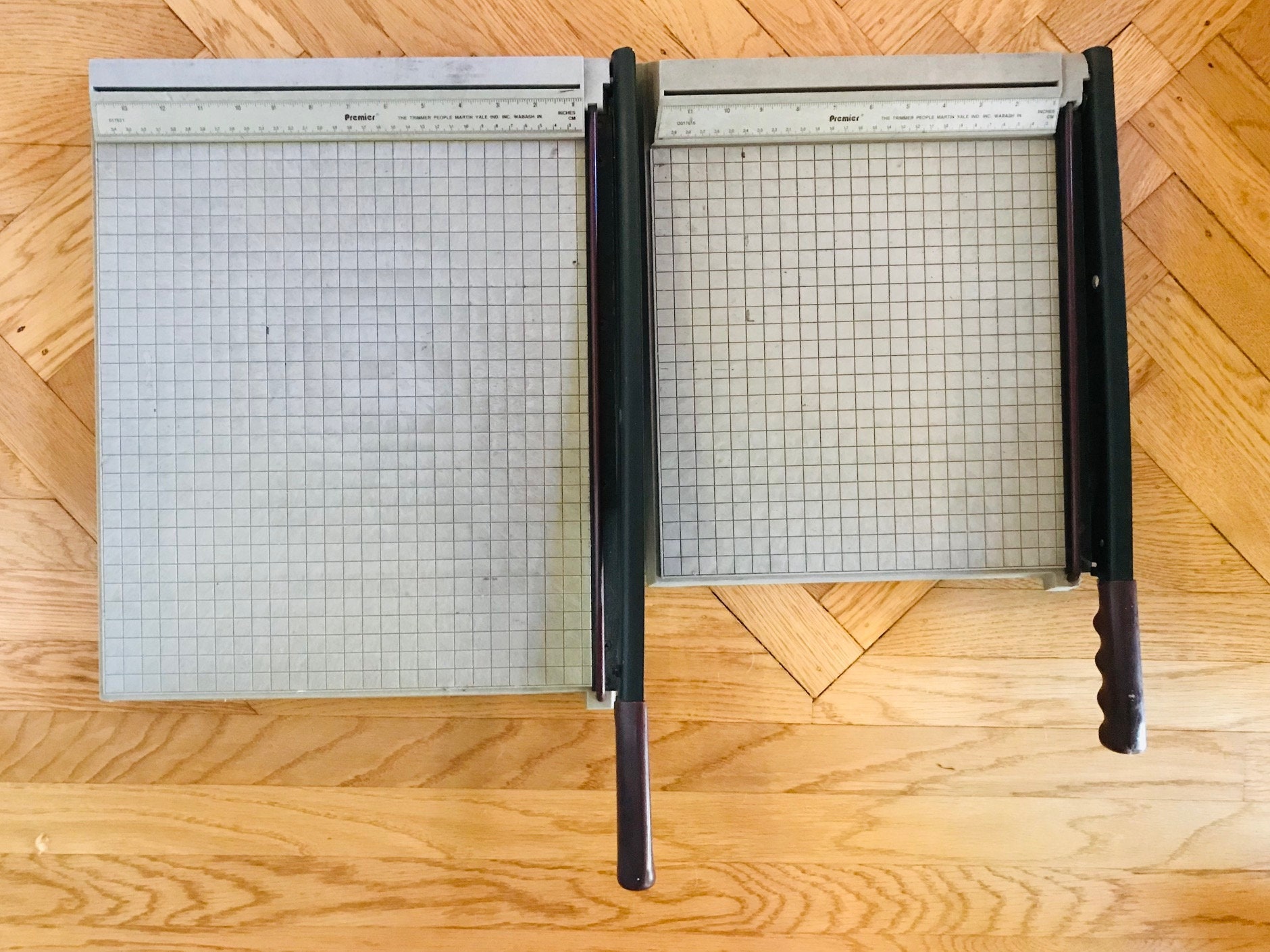 Vintage Paper Trimmer Cutter Premiere the Trimmer People Martin Yale ...