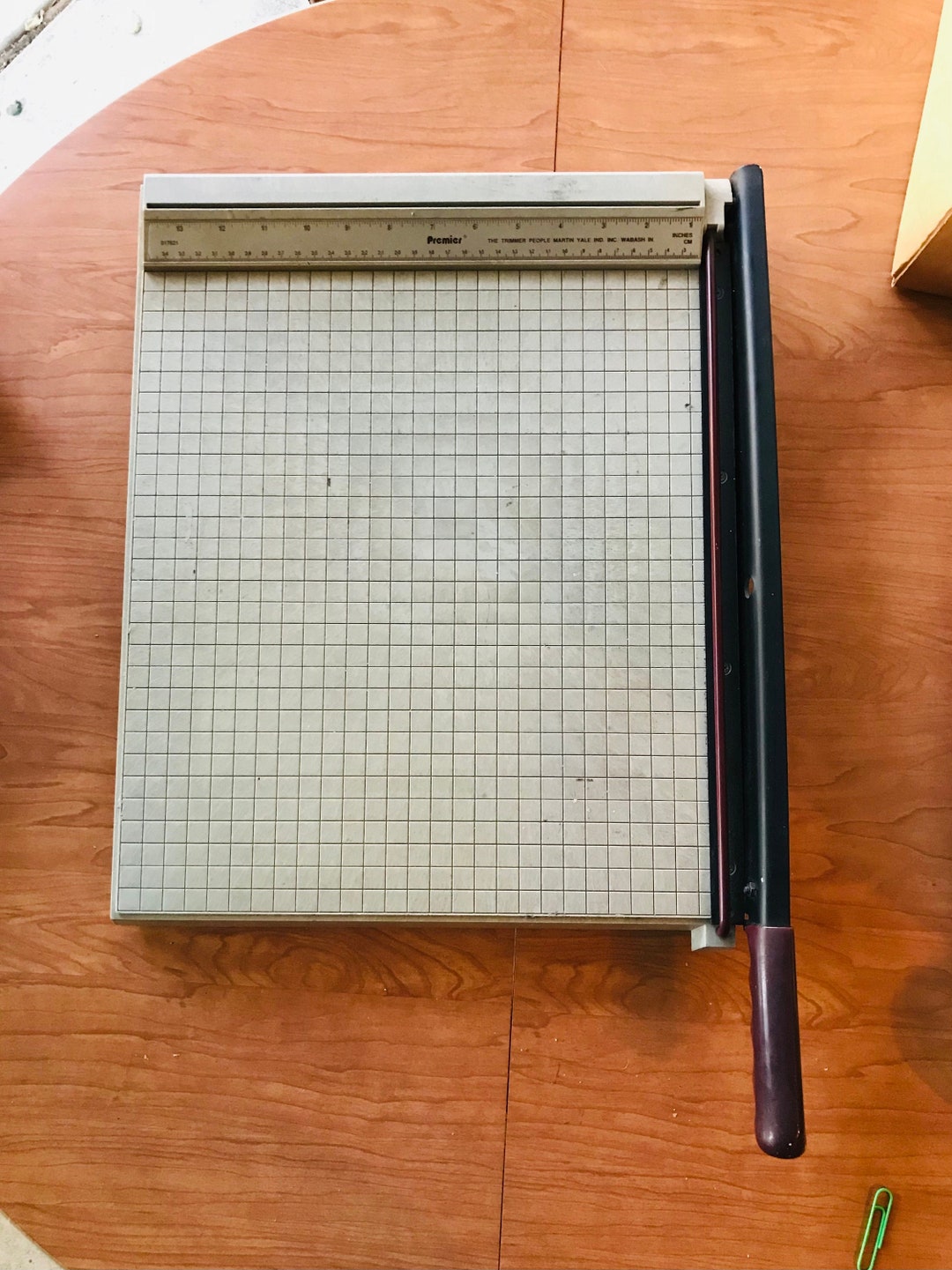 Vintage Paper Trimmer Cutter Premiere the Trimmer People Martin Yale ...