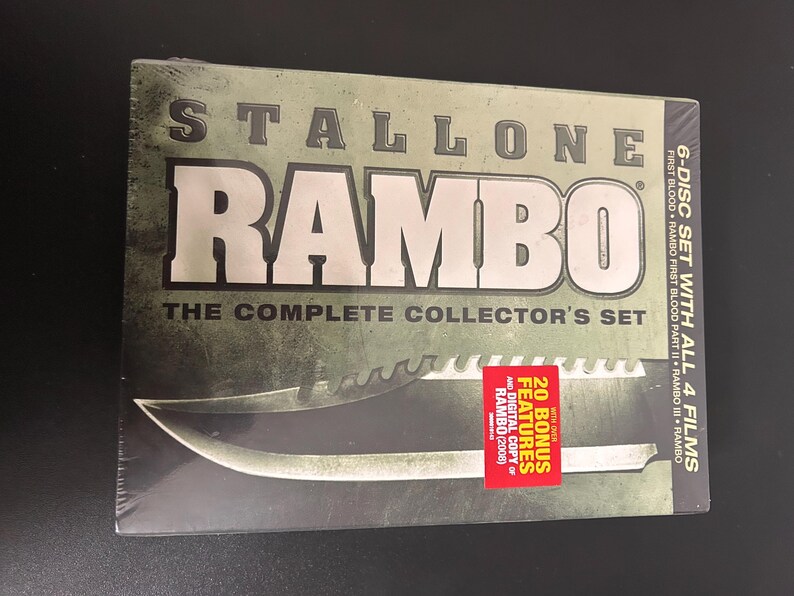 Rambo Dvd Set Sealed - Etsy