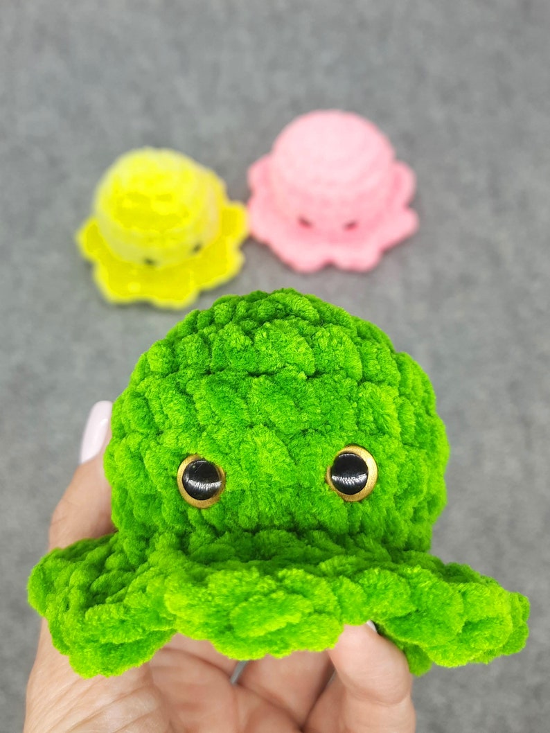 Worry Octopus Beginner Amigurumi Pattern Plush Anxiety Relief - Etsy