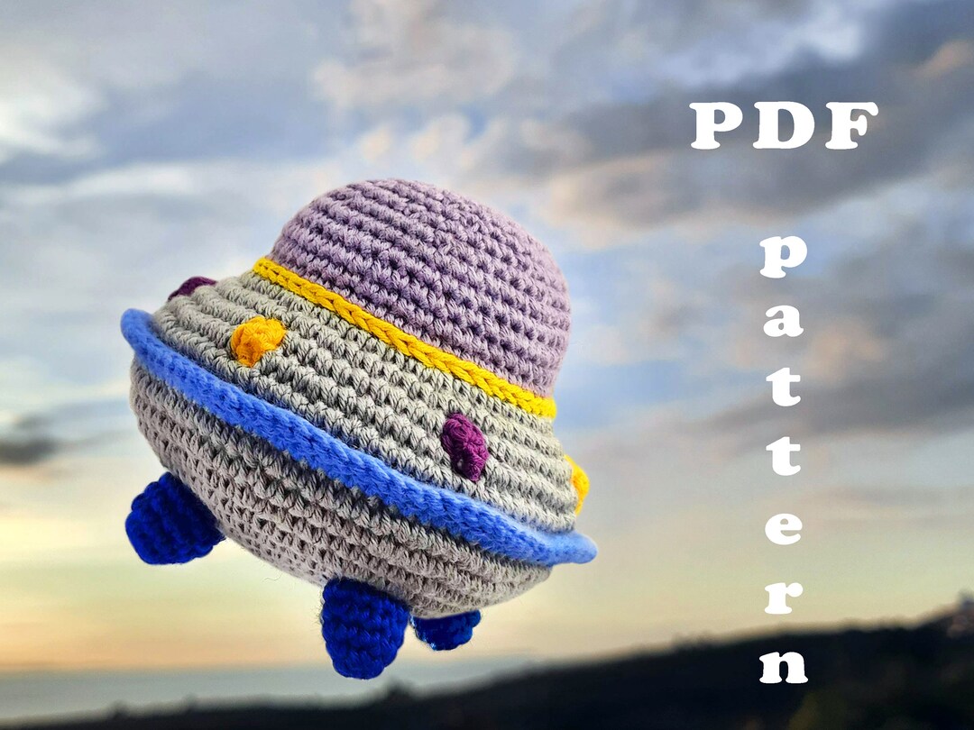 Crochet UFO Beginner Amigurumi Pattern - Etsy