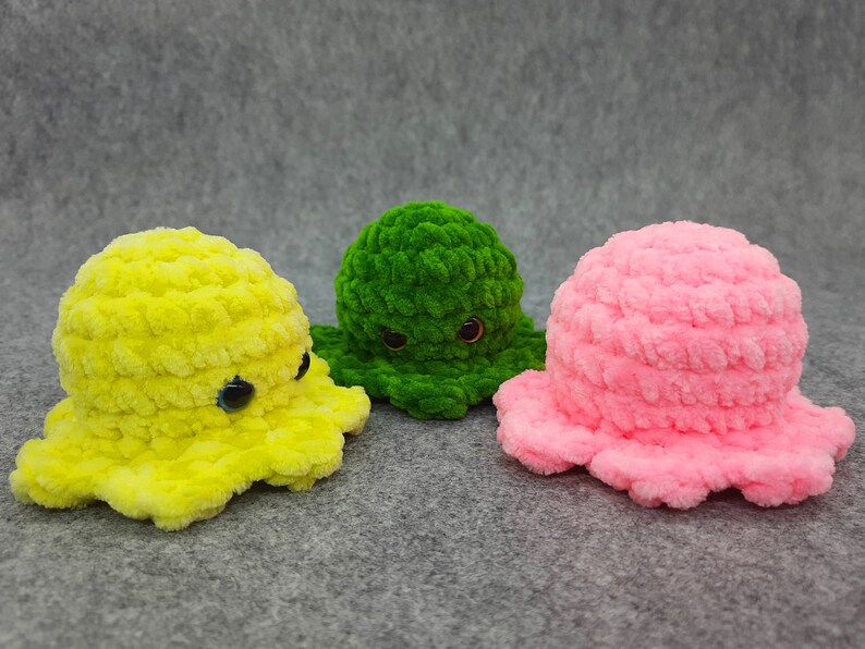 Worry Octopus Beginner Amigurumi Pattern Plush Anxiety Relief | Etsy
