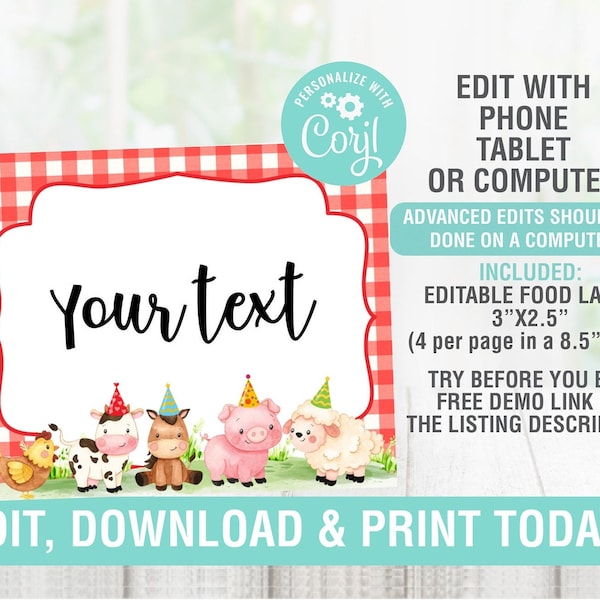 Barnyard Party - Etsy