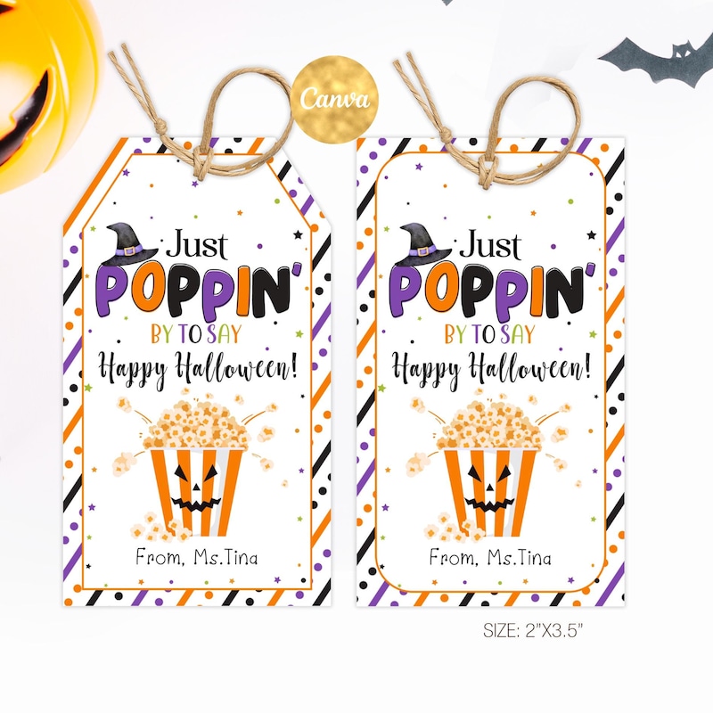 Popcorn Tags - Etsy