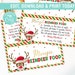 Magic Reindeer Food Treat Topper Printable EDITABLE, Christmas Topper ...